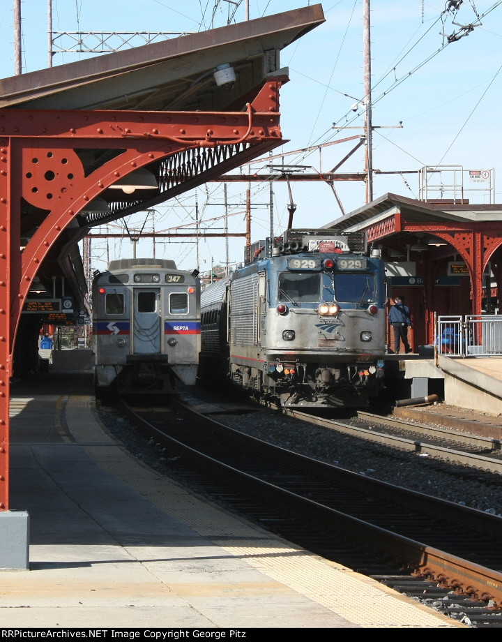 Amtrak and SEPTA at Wilmington